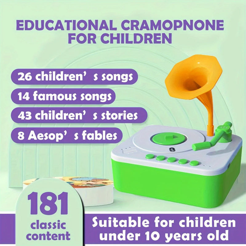 Children's early education phonograph story machine – cityheroz